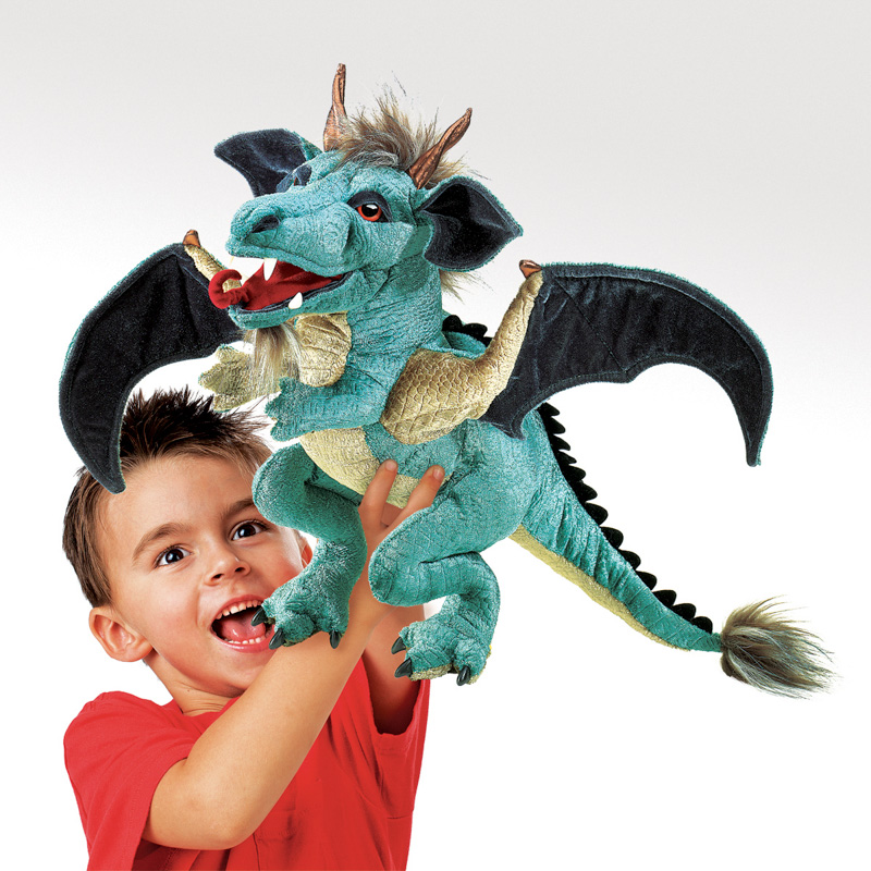 Folkmanis Sky Dragon Puppet on Sale! Animal Puppets Online