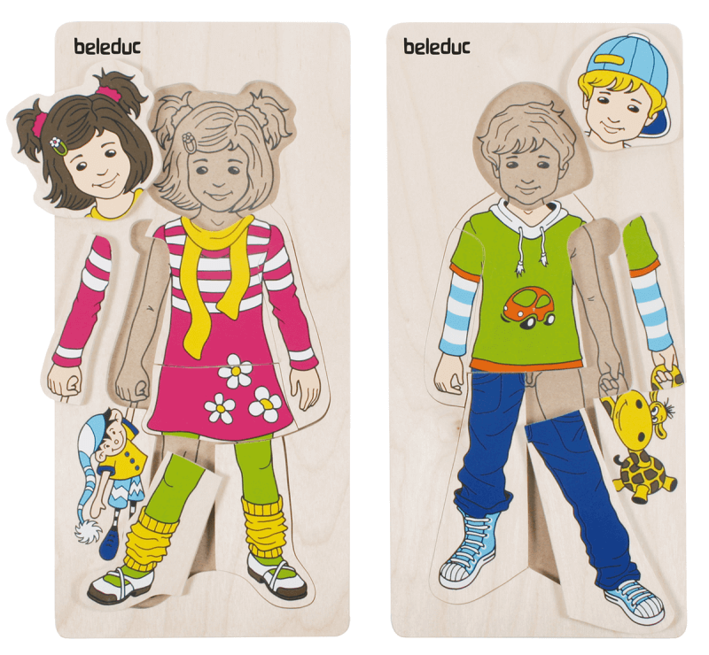 Beleduc Layer Puzzle - Anika & Denis | Early Childhood Sale!