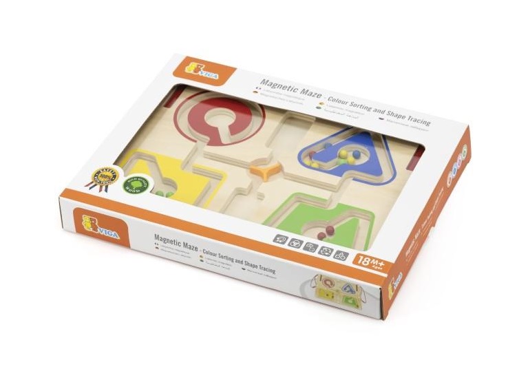 Viga Magnetic Maze - Colouring Sort & Shape Trace | Sale & Express