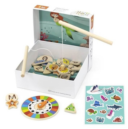 Viga Wooden Magnetic Fishing Game on Sale! Express Delivery