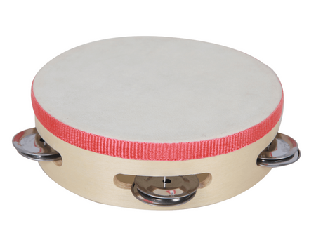 Natural Tambourine | Wooden Kids Instruments Sale!