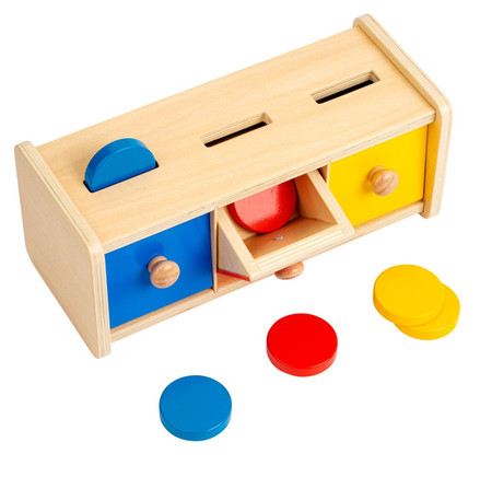 Montessori Slotting Coin Box with Bins | Early Learning Toy Sale!