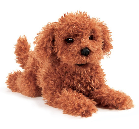 Folkmanis Toy Poodle Puppy Puppet - Express Australia Shipping!