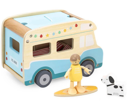 Viga Wooden Camper Van Toy on Sale! Express Shipping