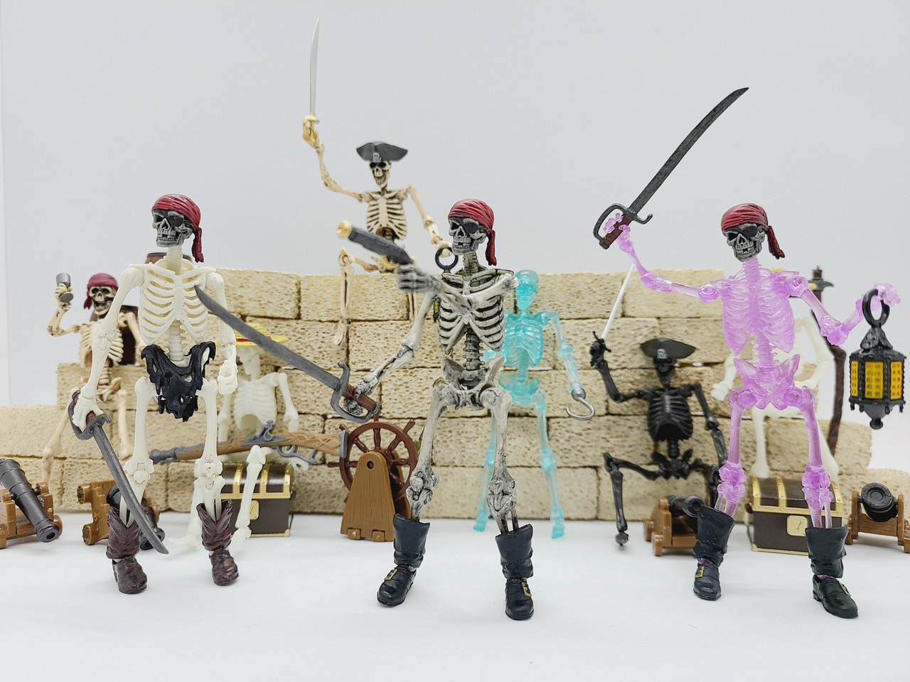 Vitruvian Armory - Vitruvian HACKS - Skeleton Kit - Skeleton Brown Boots