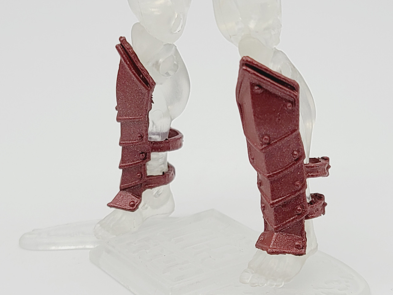 Ruby Knight Leg Armor - Vitruvian Armory