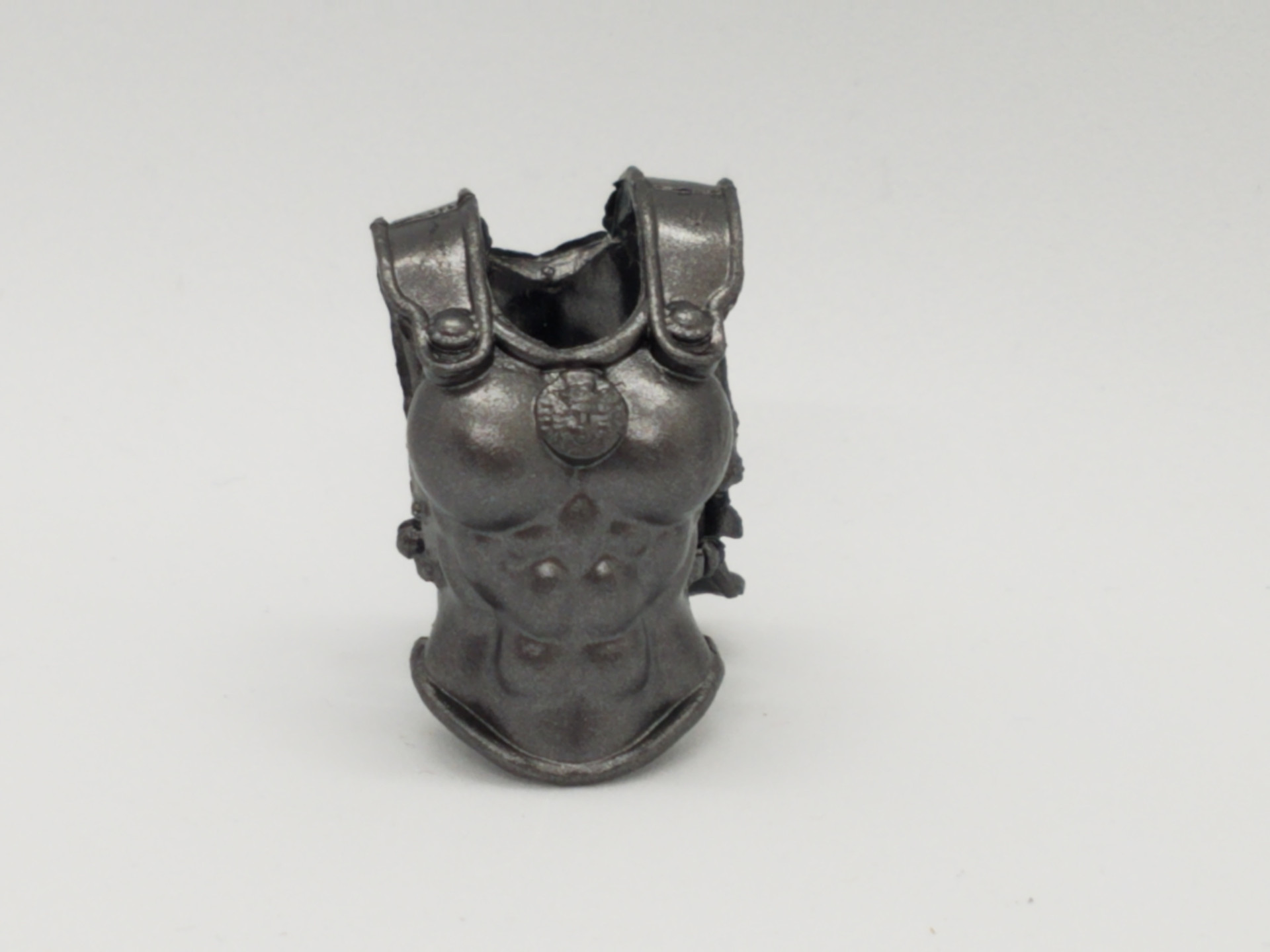 Aged Steel Gorgon Chest Armor - Vitruvian Armory