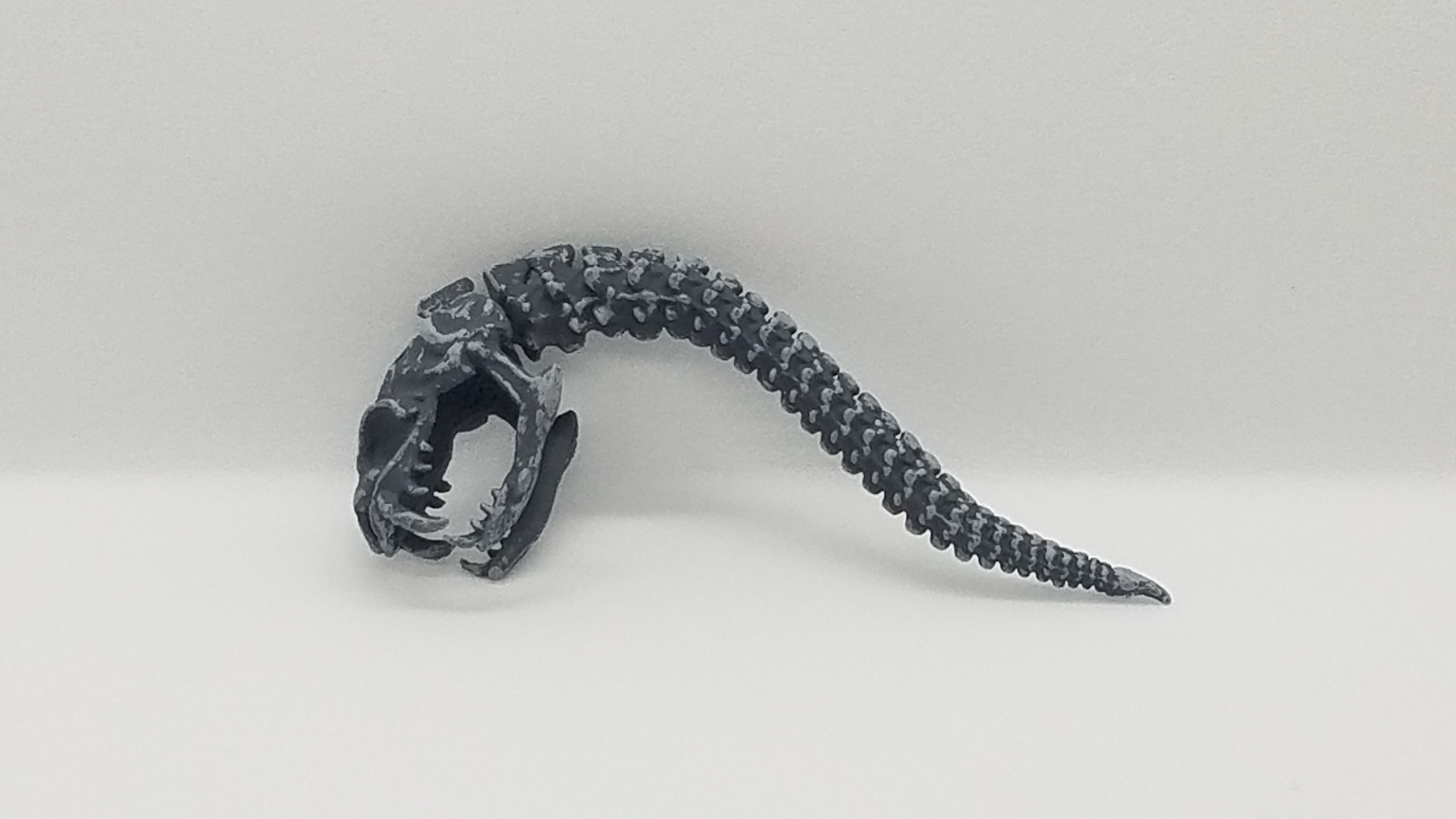 Ringneck Gorgon Snake Skull Helmet - Vitruvian Armory