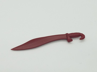 Blood Red Curved Sword - Vitruvian Armory