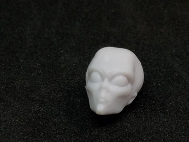 Alien head (male neck connector) (White)