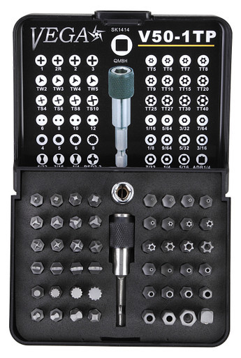 Vega V50-1TP - Tamperproof Driver Bit Set 50PC - Canucktools.ca ...