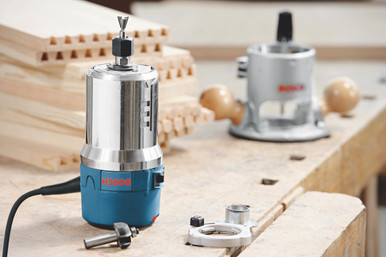 Bosch 1617EVS - 2.25 HP Electronic Fixed-Base Router - Federated Tool ...