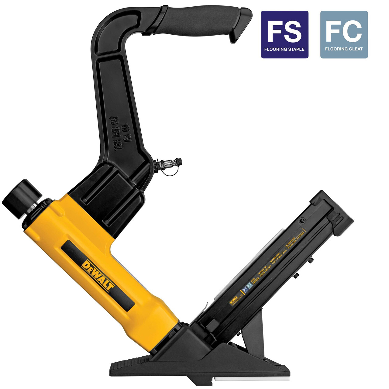 DEWALT DWFP12569 - 2-In-1 Flooring Tool (15.5 Gauge Staples Or 16 Gauge ...
