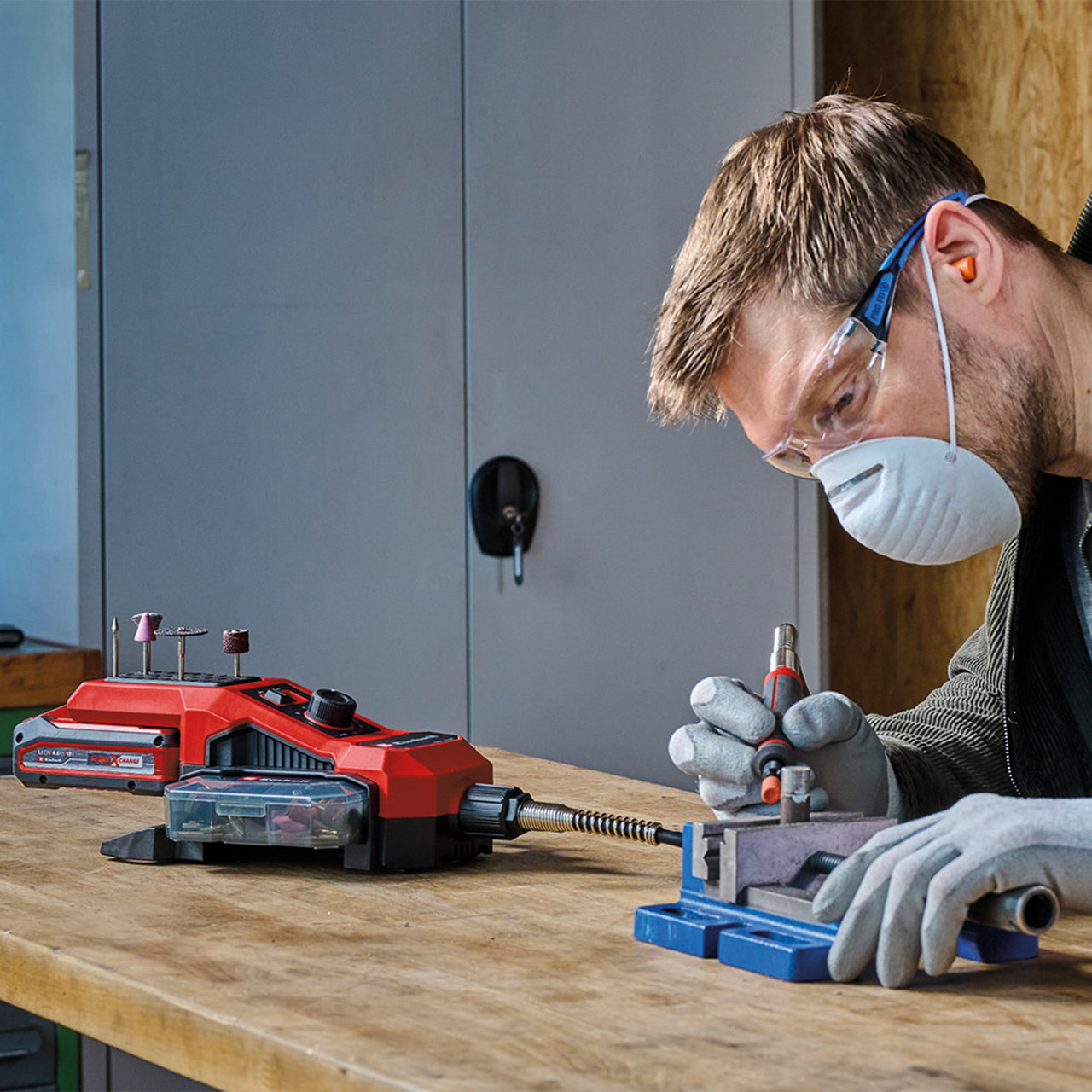 Einhell 4419370 - 18V Cordless Rotary Tool Station - TE-MT 18/34 Li ...