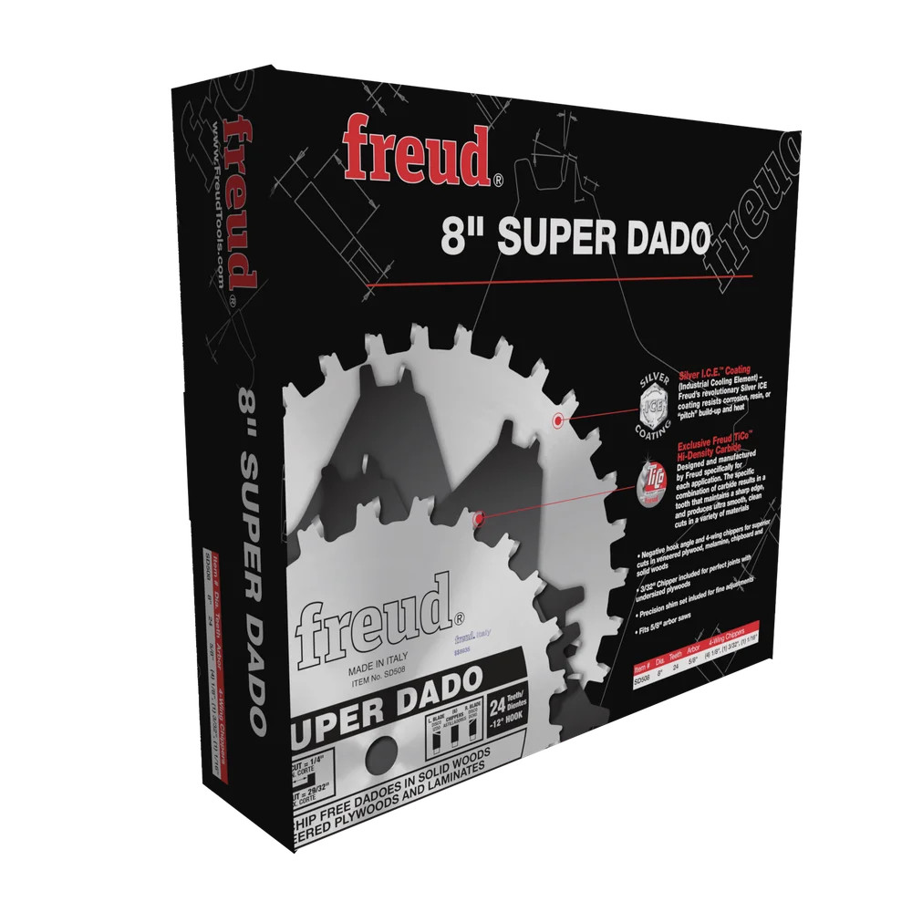 Freud SD508 - 8" Super Dado Sets - Federated Tool Supply