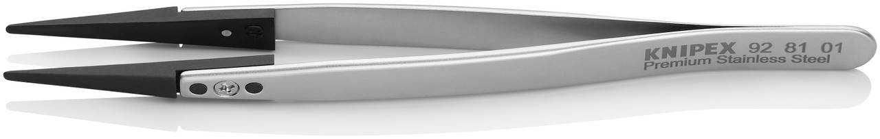 Knipex 928101 - Premium Stainless Steel Gripping Tweezers-Replaceable Tips - Federated Tool Supply