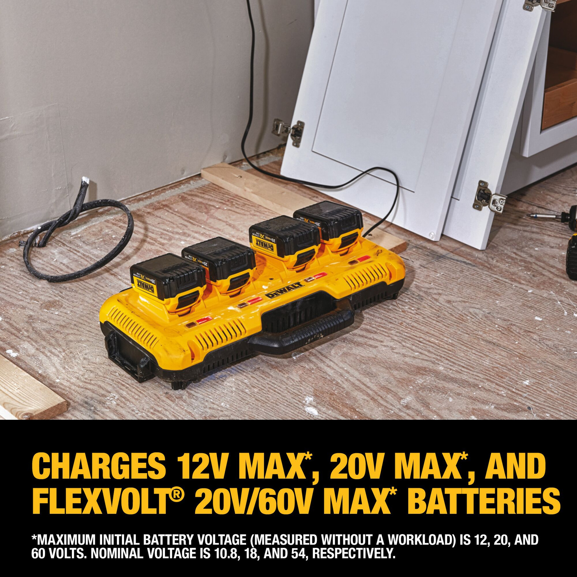 DEWALT DCB104 - 12V/20V MAX Four Port Charger - Federated Tool Supply