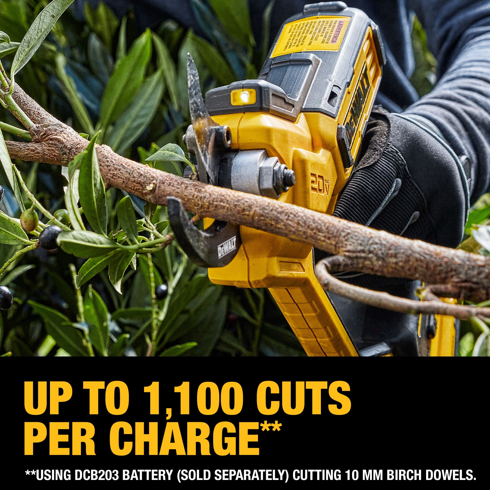 DEWALT DCPR320D1 - 20V Pruner W/2Ah Pack - Canucktools.ca | CanuckTools ...