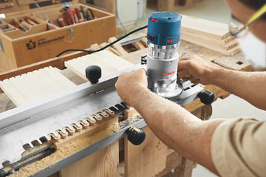 Bosch 1617EVS - 2.25 HP Electronic Fixed-Base Router - Federated Tool ...