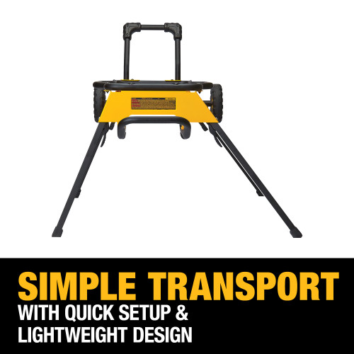DEWALT DWE74911 - Rolling Table Saw Stand (FOR DW745, DWE7480, DWE7485 ...