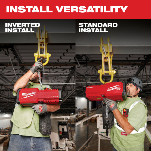 Milwaukee 2983-22HD - M18 Compact 1-Ton Chain Hoist w/ ONE-KEY ...