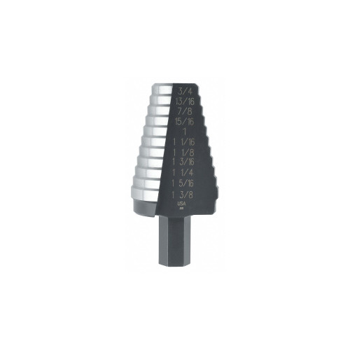 Irwin 10221 - Unibit #21 13/16" To 1-3/8" Step-Drill Bit, 1/2" Shank ...