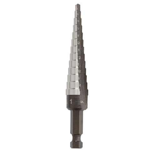 Irwin 10231 - Unibit 1/8"-1/2" High Speed Steel Fractional Step Drill ...