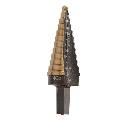 Irwin 10234CB - Unibit Step Drill Bit, 3/16" To 7/8", Cobalt Alloy ...