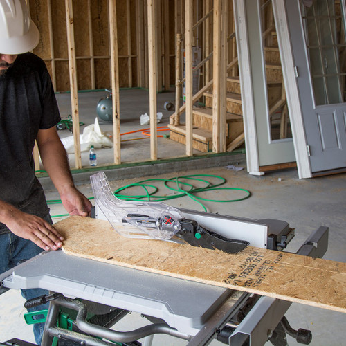 Metabo HPT C10RJSM - 10-in Jobsite Table Saw with Fold and Roll Stand ...
