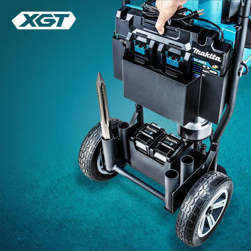 Makita HM004GL401 - 80V(40Vx2)Max XGT Brushless 70 Lbs Breaker Hammer ...
