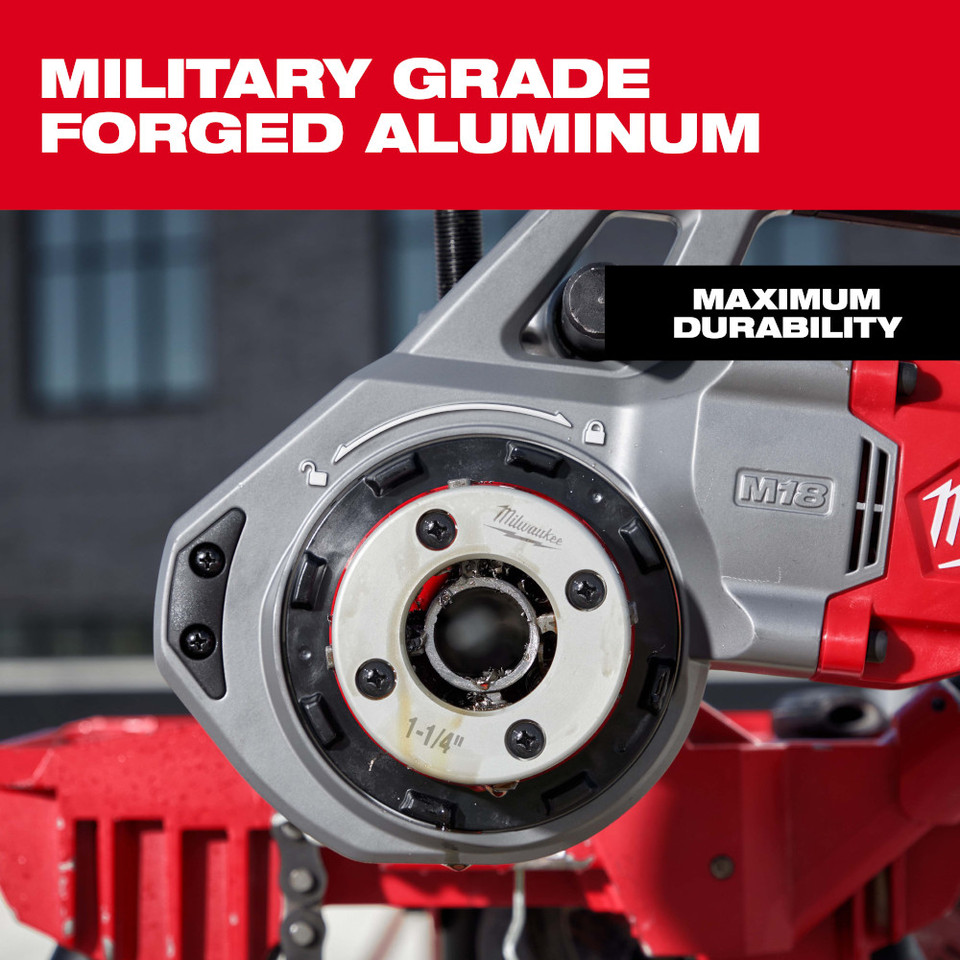Milwaukee 48-36-1309 - Compact 1" ALLOY NPT Portable Pipe Threading ...