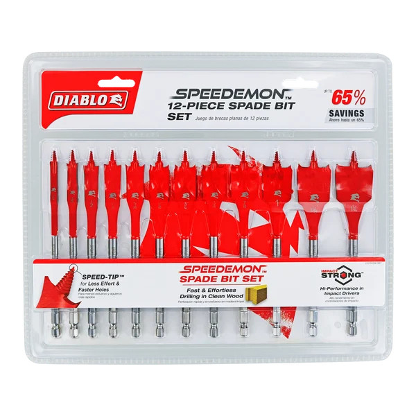 Diablo DSP2950-S12 - Spade Bit Set (12-pc) - Canucktools.ca ...