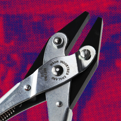 Maun 4871-160 - Smooth Jaws Flat Nose Parallel Plier Return Spring 160 ...