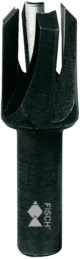 FISCH 1/2" x 2 1/16" Tapered Plug Cutter 3/8" Shaft - Federated Tool Supply