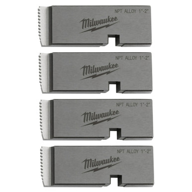 Milwaukee 48-36-1202 - 1"-2" ALLOY NPT Universal Pipe Threading Dies ...