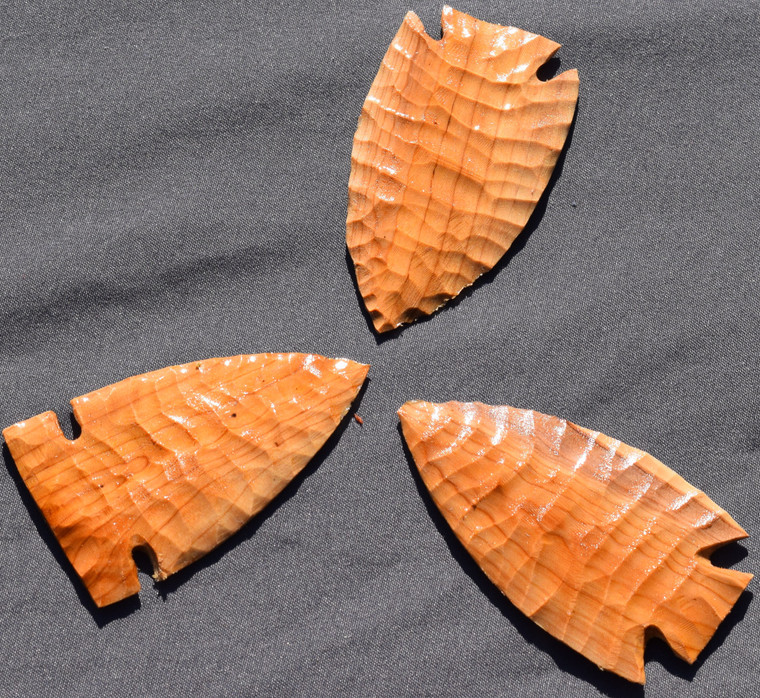 Wooden Arrowheads - Bowskin