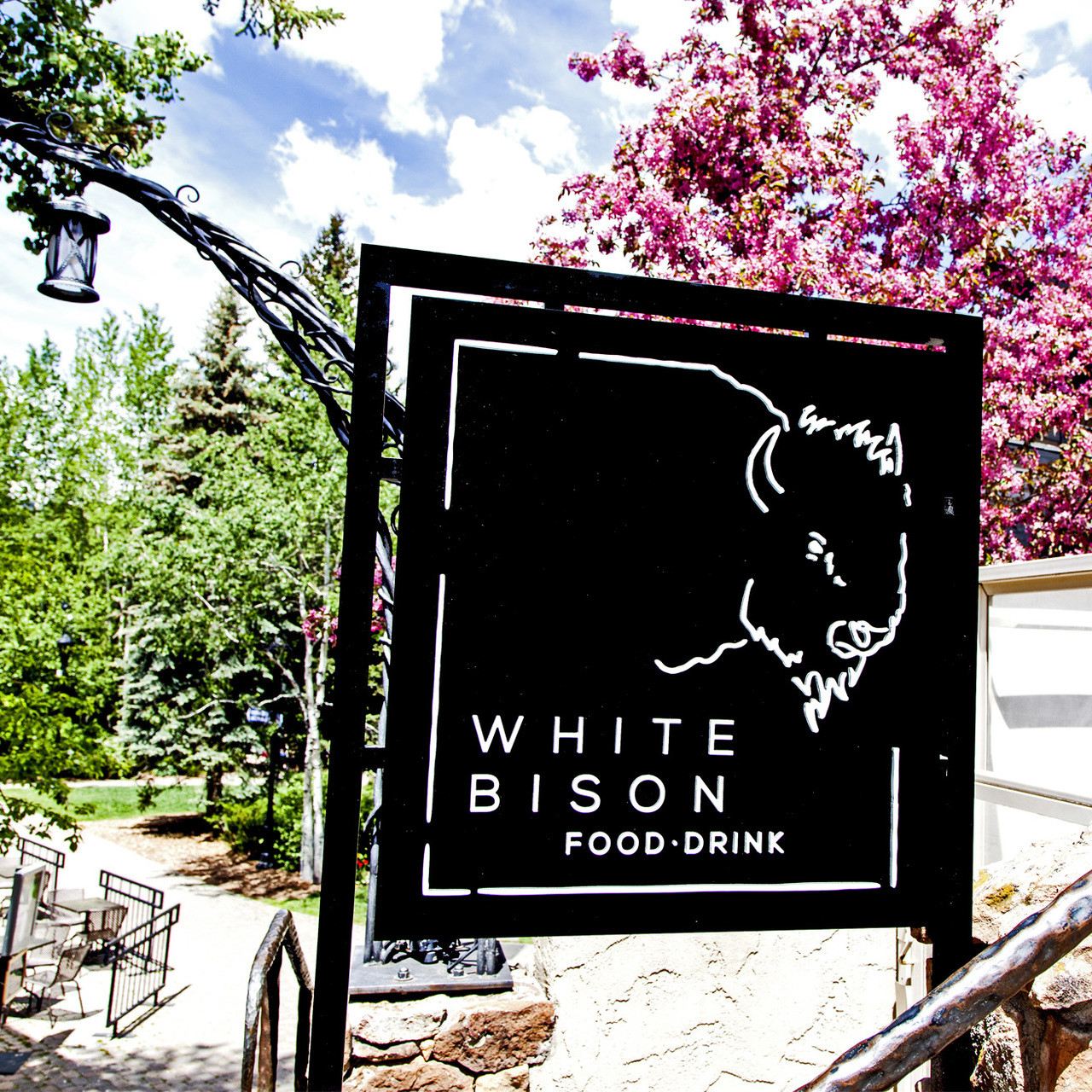 White Bison Coffee Sign