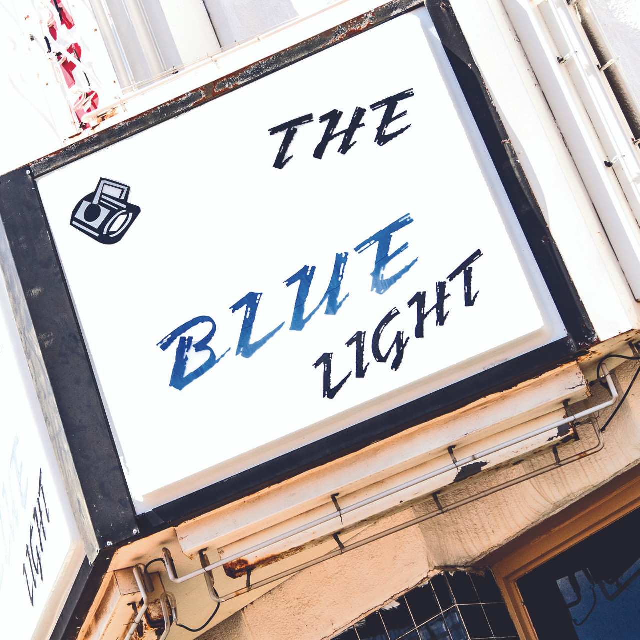 The Blue Light Sign