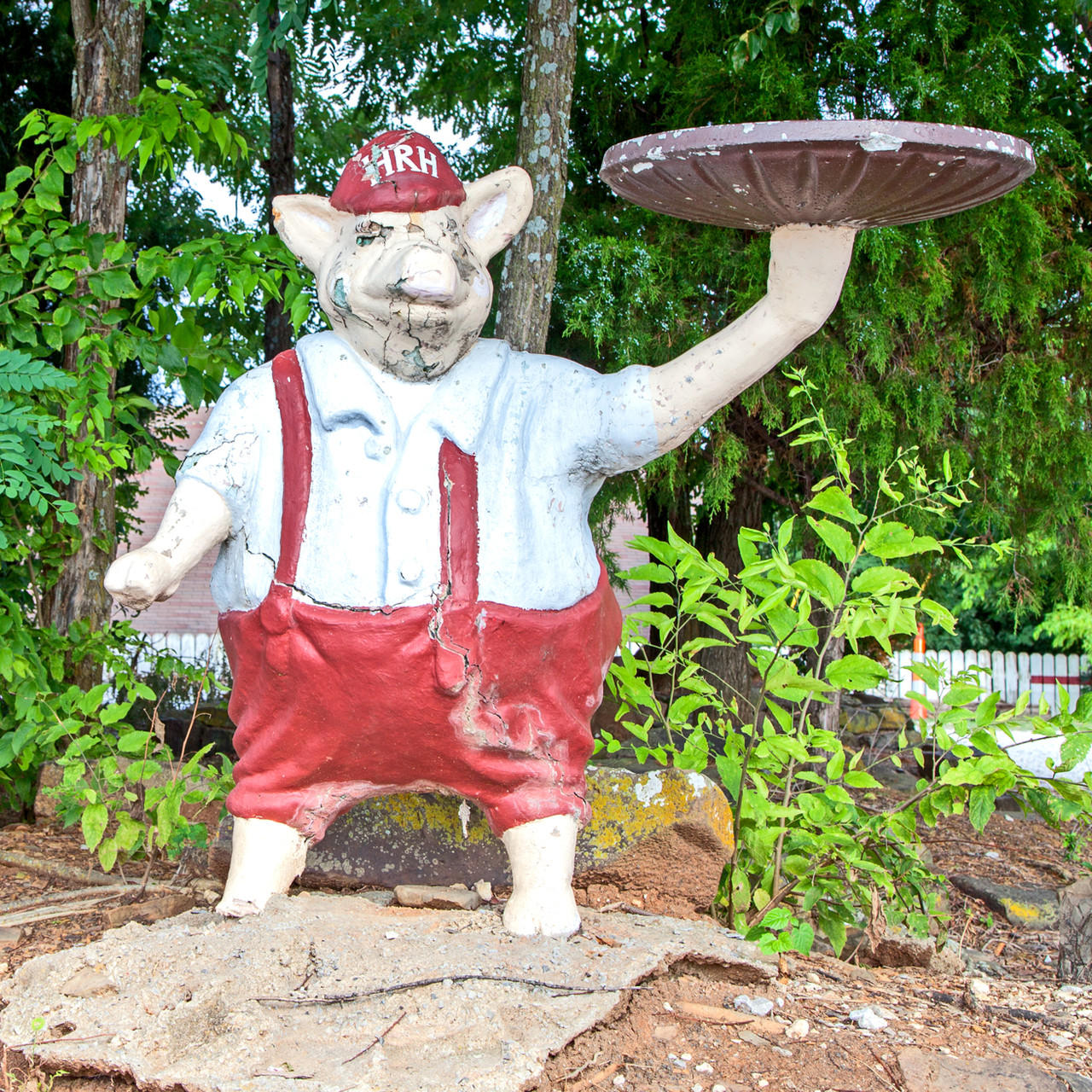 Herman's Rib House Pig Statue