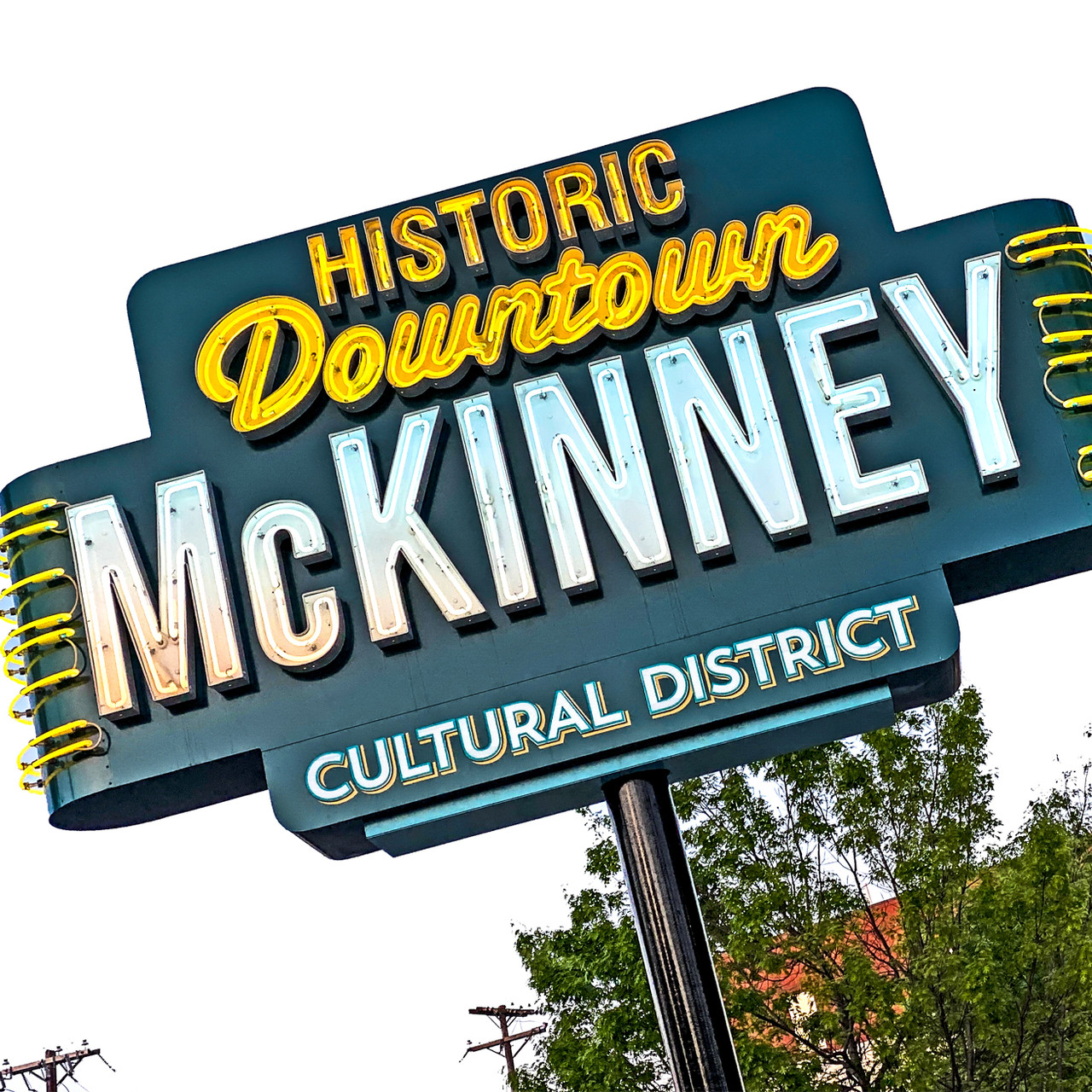 McKinney Historic District Sign - South Austin Gallery