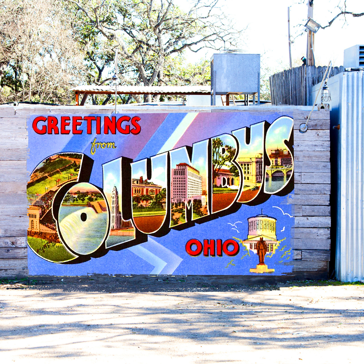 Greetings from Columbus Mural