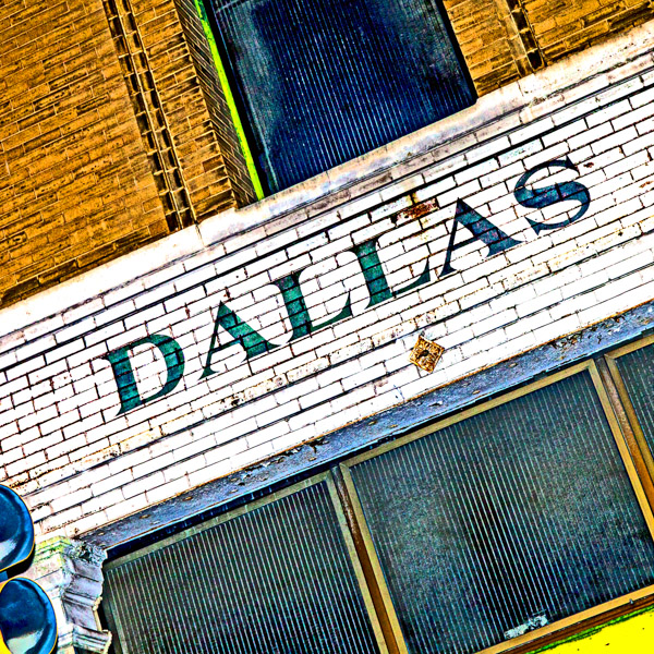 Dallas Brick Sign