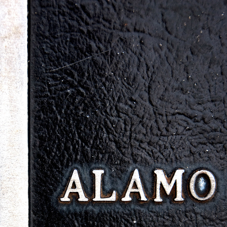 The Alamo Black Sign