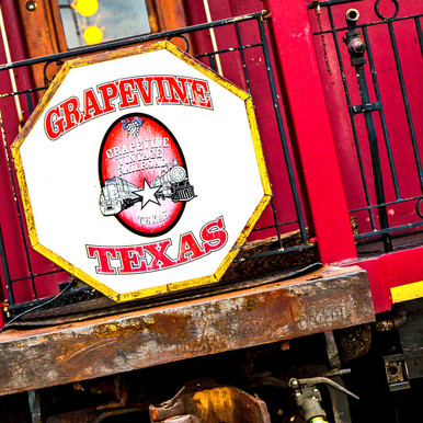 Vintage Grapevine Sign