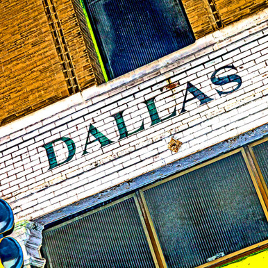 Dallas Brick Sign