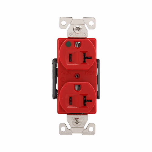 RECEPTACLE DUPLEX RED/ORG. 20AMP 082472 - TDC Limited
