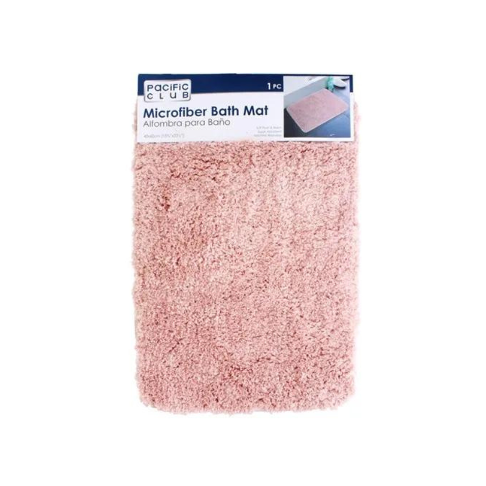 MAT BATH MICROFIBER PINK 40x60CM 1216713 - TDC Limited