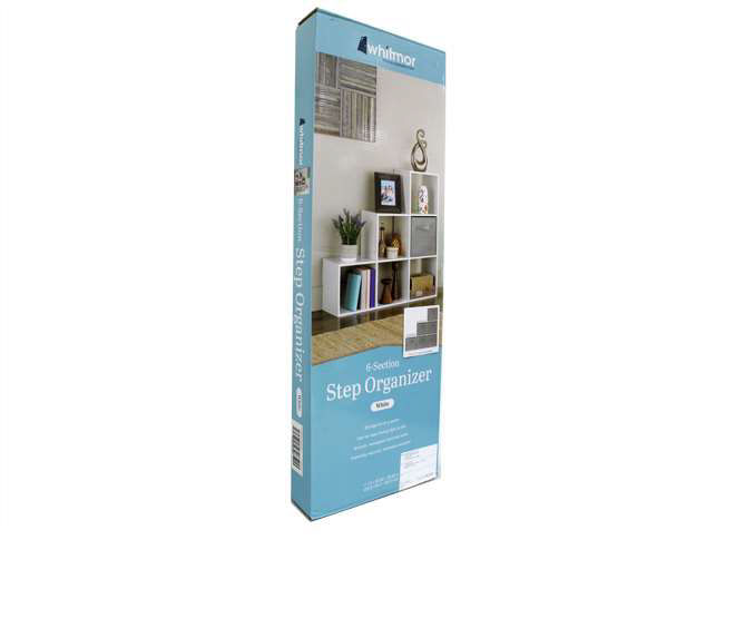 STEP ORGANIZER 6 SECTION- WHITE 1233463 - TDC Limited