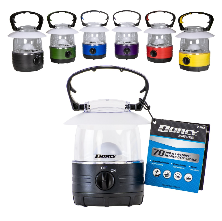 Dorcy Mini LED Lantern - Compact, Portable, Assorted Colors