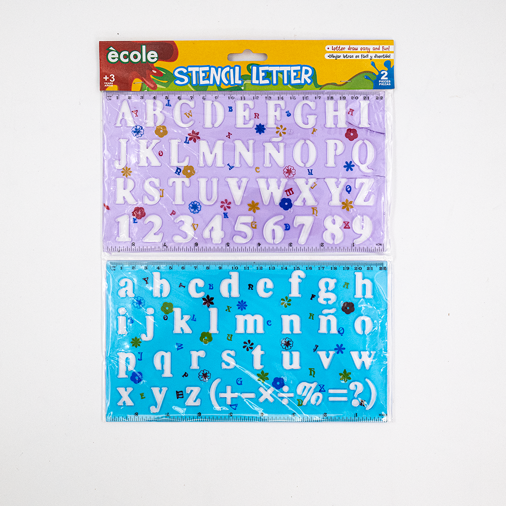 RULER LETTER 2PCS (CAPS AND SM 142934 - TDC Limited